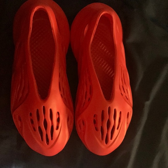 Yeezy | Shoes | Yeezy Foam Runnersrnnr Vermillion Red | Poshmark